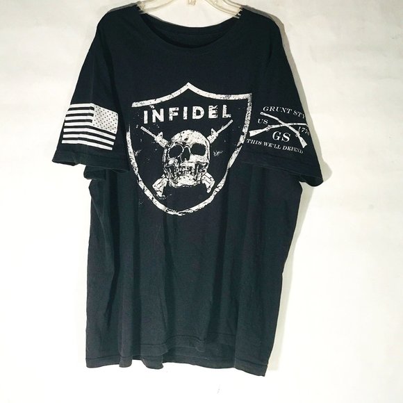 Grunt Style | Shirts | Grunt Style Kickboxing Infidel Raider Logo ...